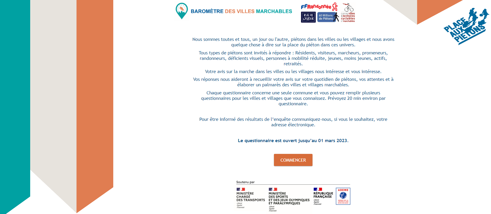 Baromètre des villes marchables | Réseau Citoyen de Grenoble